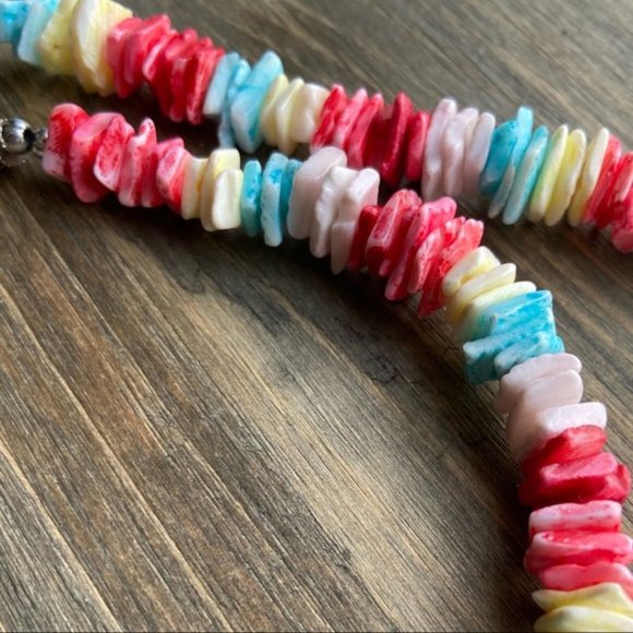 Alquimia | Jewelry | Natural Puka Shell Colors Choker Necklace | Poshmark